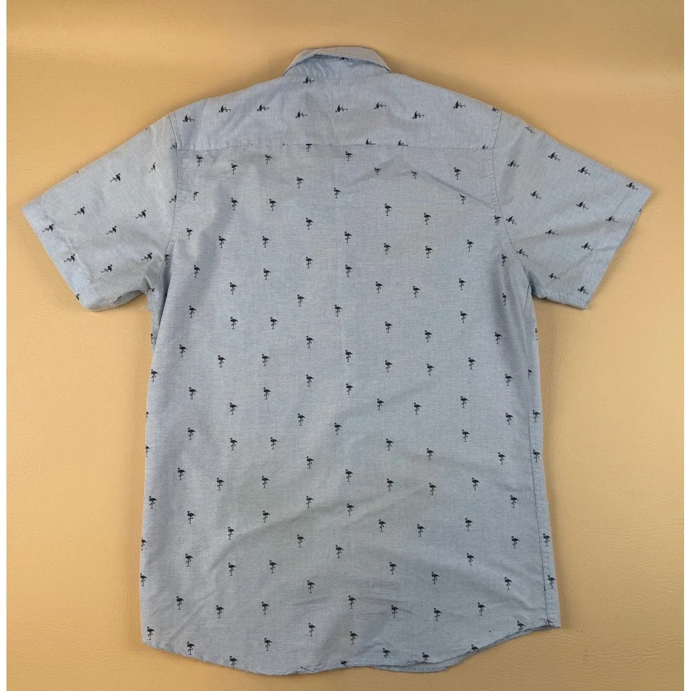 Molokai Surf Co. | Shirts | Tropical Flamingo Print Button Down Shirt ...